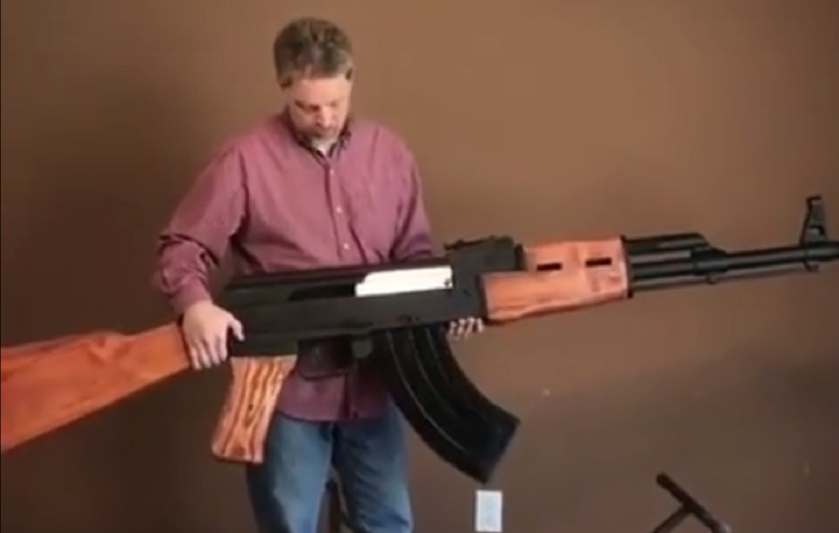 Video You Have To Check Out This Giant Wooden AK 47 Replica OutdoorHub