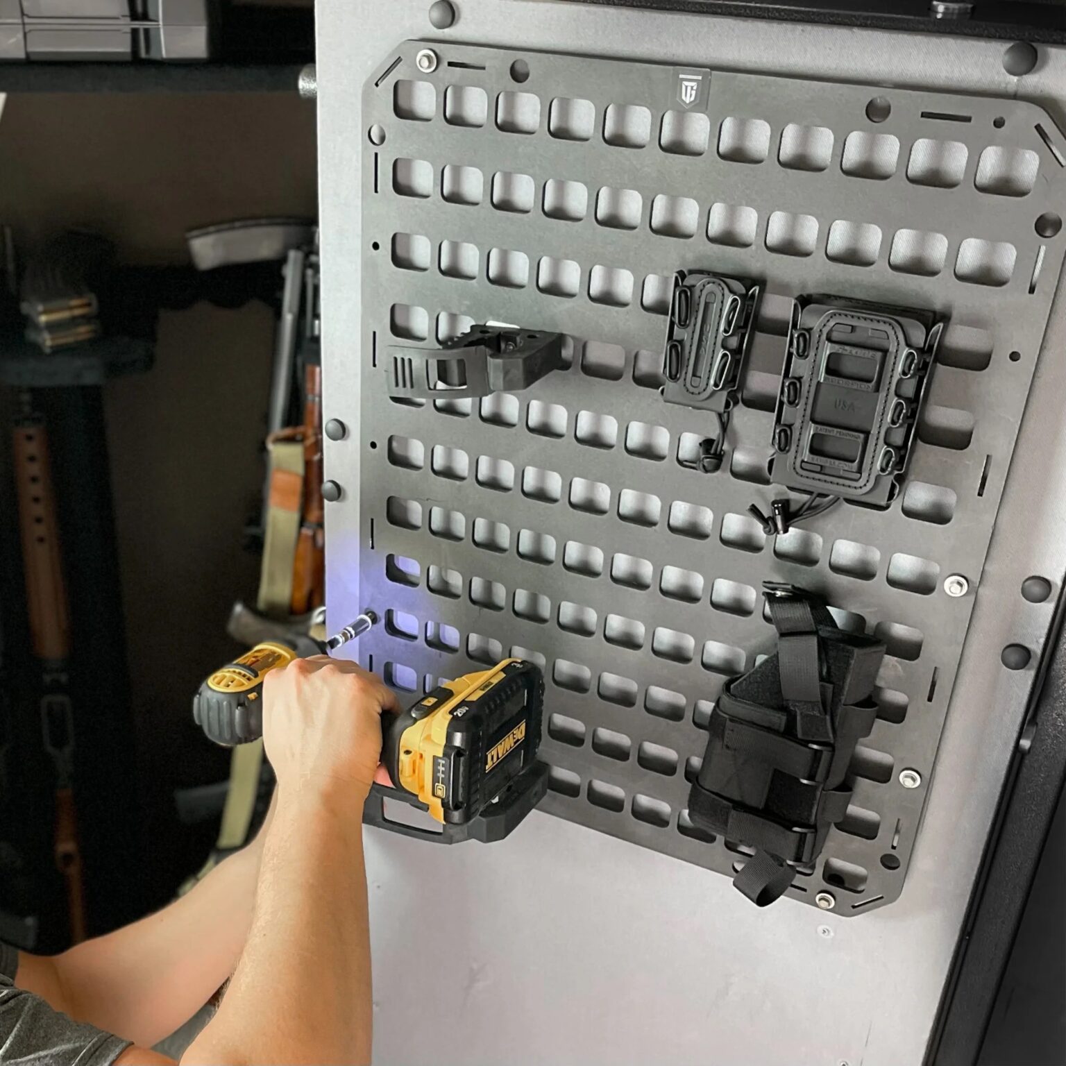 Reorganize Your Gun Safe with the Grey Man Tactical Safe Door Organizer